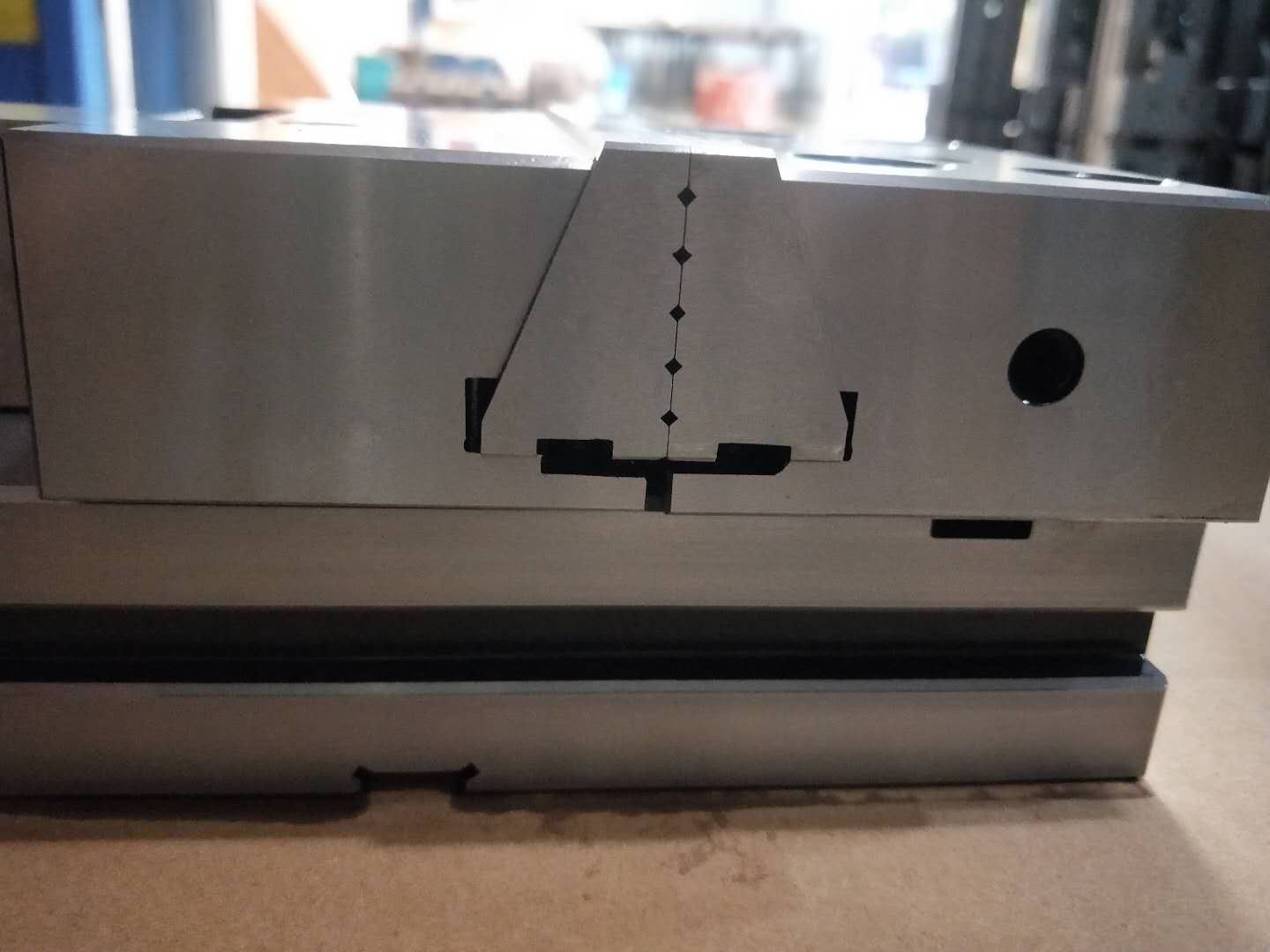 GT Precision Modular Super Vise with V Angel Groove Vise Jaws - Buy ...